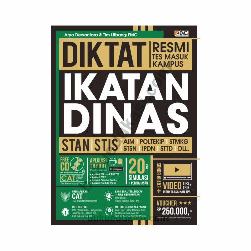 Jual Buku Stan Stis Diktat Resmi Tes Masuk Kampus Ikatan Dinas Stan ...