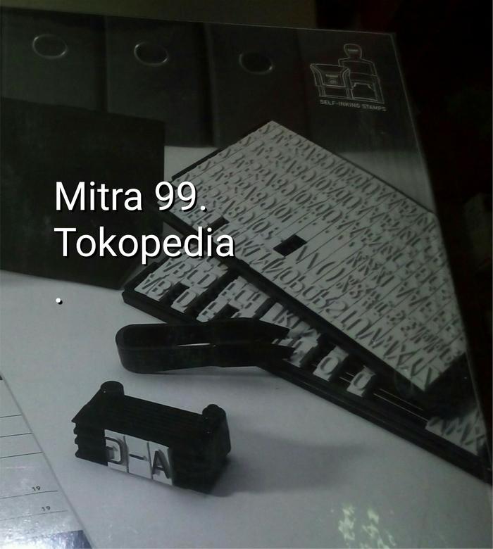 Jual Stempel Angka + Huruf, Typo, Size / ukuran ,:1,2 Cm. - Jakarta ...
