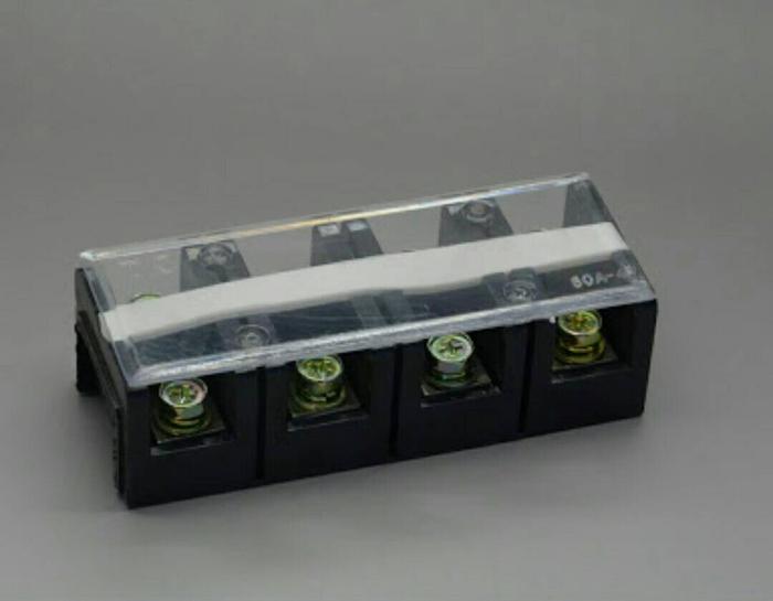 Jual Terminal Block 4 pole 60 Ampere / TC-604 / Terminal Blok - Jakarta ...