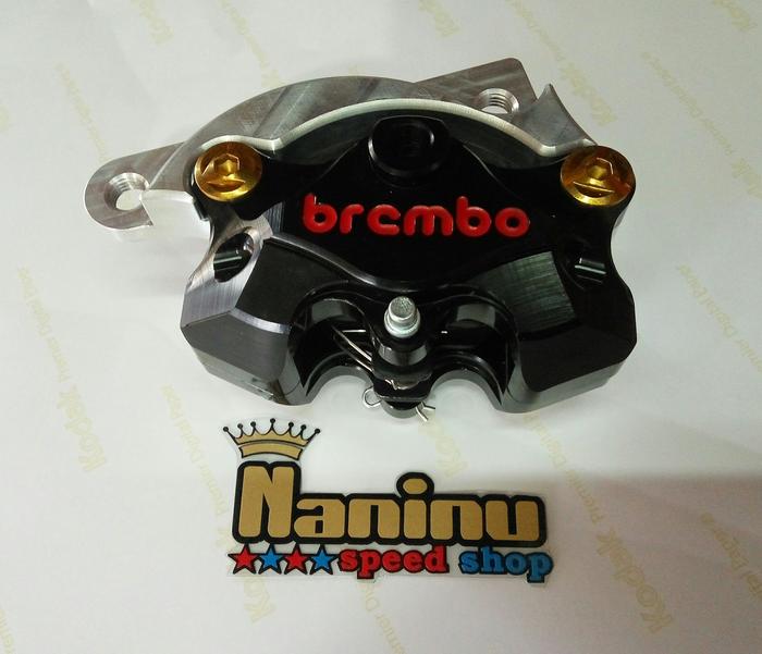 Jual kaliper brembo cnc 2piston black for mio,fino,mio j - Kab. Bogor ...