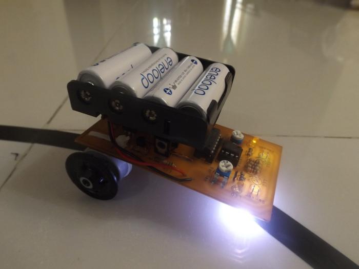 Jual Kit Rangkaian Robot Line Follower - Rakitan Robot Pengikut Garis ...