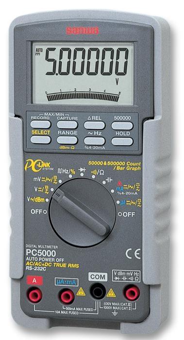 Jual SANWA PC5000A, PC 5000A, Digital Multimeter, True RMS, 50000 Count ...