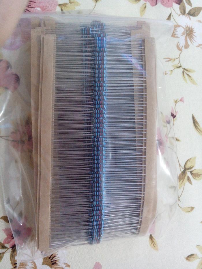 Jual 10 kilo Ohm 1/4W 10 k ohm R Metal Film Resistor 10 kohm 0.25W 1% ...