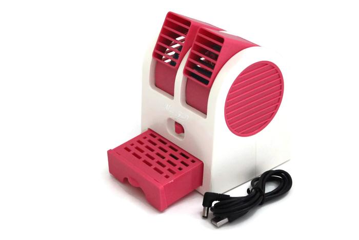 Jual ac duduk mini fragrance fan kipas tanpa baling 2 blower di Seller ...