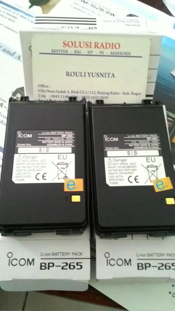 Jual Icom BP-265 li-ion Battery Original - Kab. Bogor - toko solusi ...