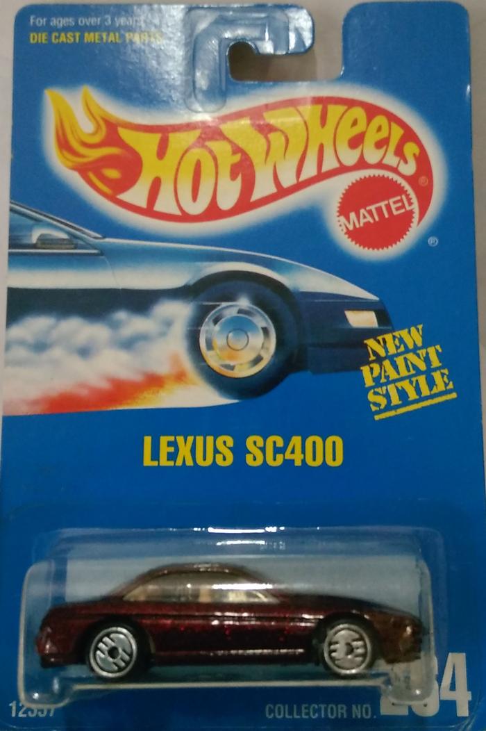 Jual Hot Wheels Lexus SC400 Original 100% Mattel Blue Card Reguler ...