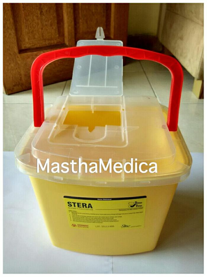 Jual Sharp Container STERA Tempat Sampah Medis Limbah Medis / Jarum 7 ...