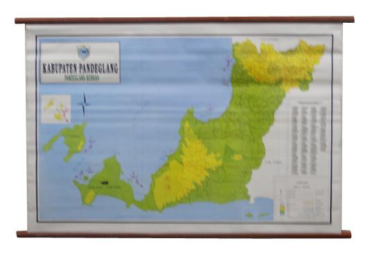 Jual Peta Kabupaten Pandeglang (Bingkai) - Jakarta Selatan - Sarana ...
