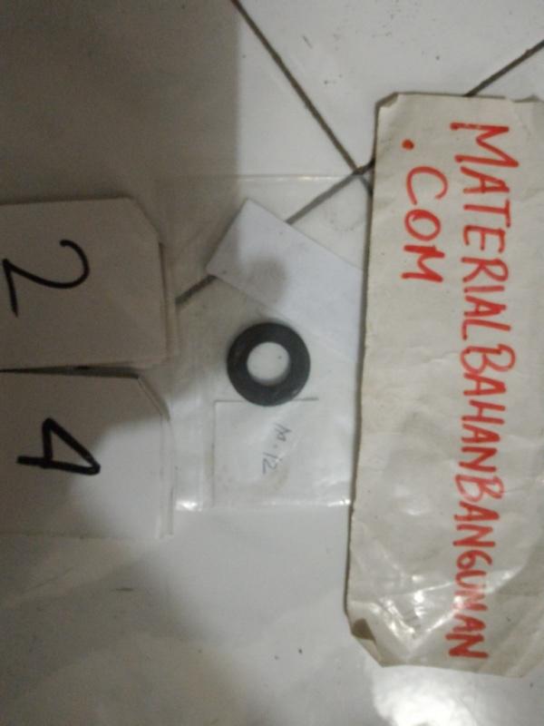Jual ring plat baja hitam M 12 washer plate diameter 12 mm - Kota Depok ...
