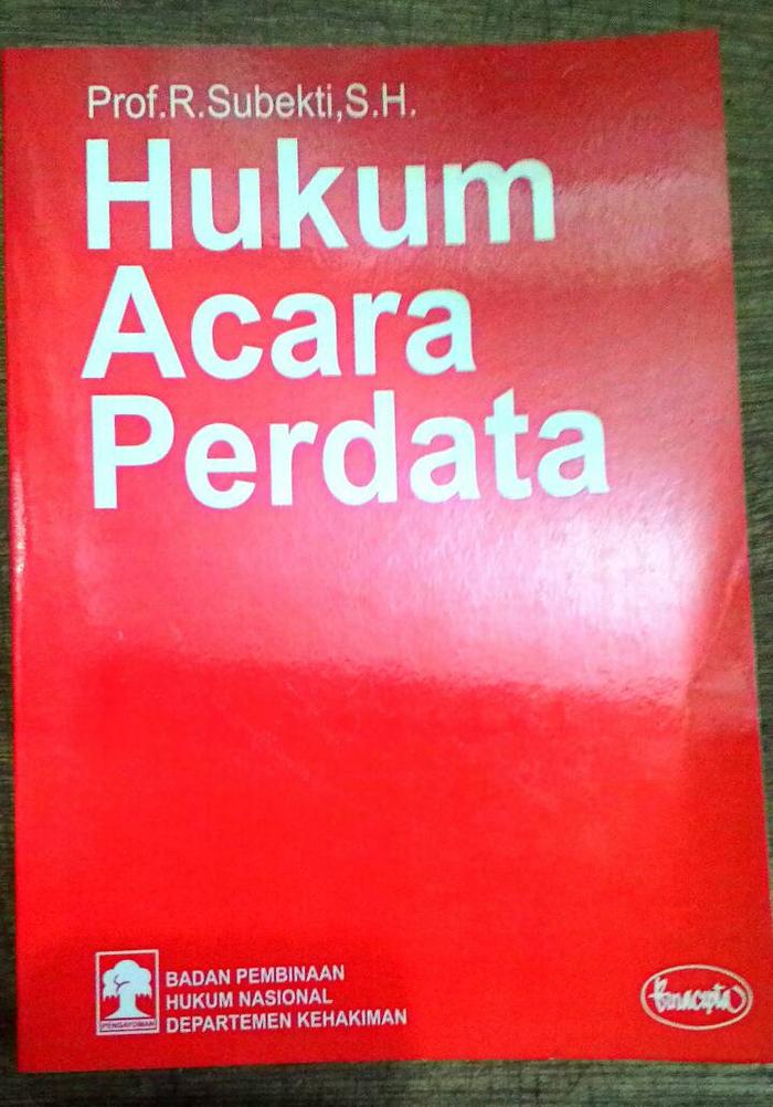 Jual Hukum Acara Perdata, R. Subekti - Kota Bandung - Bursa Buku ...
