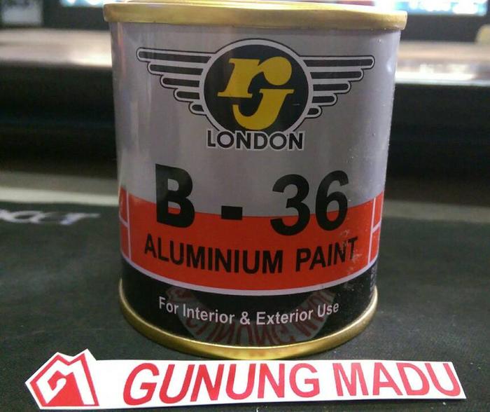 Jual CAT SILVER ALUMINIUM / CAT BESI MINYAK RJ ALUMUNIUM 100 ML ...