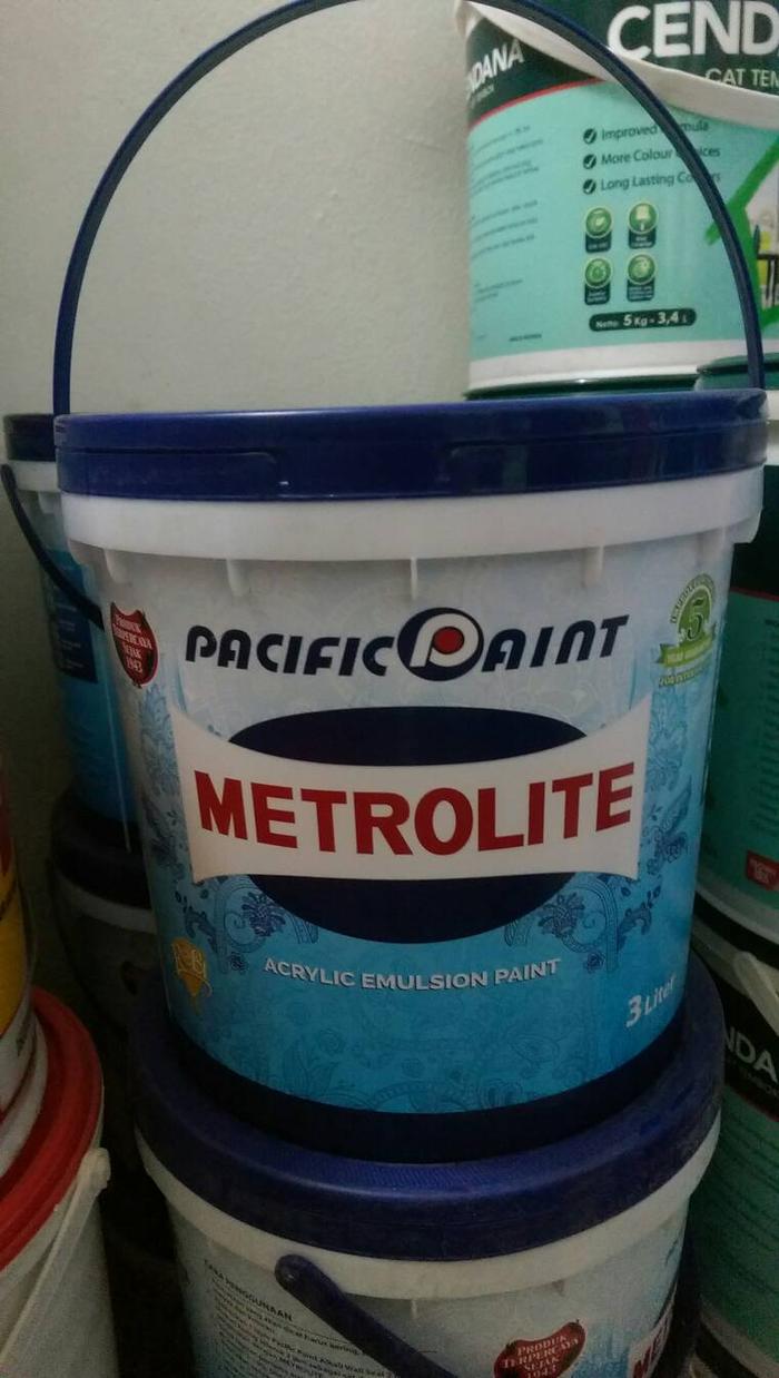 Jual CAT TEMBOK METROLITE PUTIH 3 LITER / CAT PLAFON - Jakarta Barat ...
