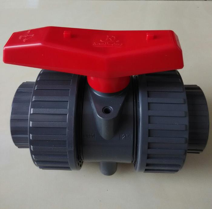 Jual Double Union Ball Valve 2" PVC KDJ - Kota Surabaya - Handoko Pool ...
