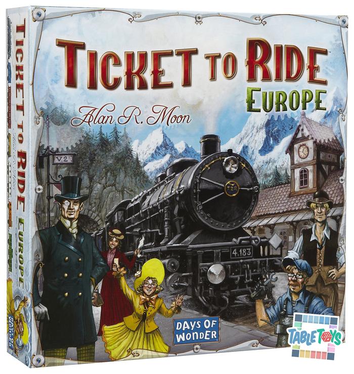Jual Ticket To Ride Europe Map Original Board Game | Boardgame - Kota ...