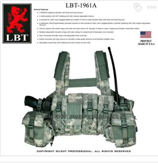 Jual New ORI LBT-1961 A Load Bearing Chest Rig Navy Seal Nsw Operator ...