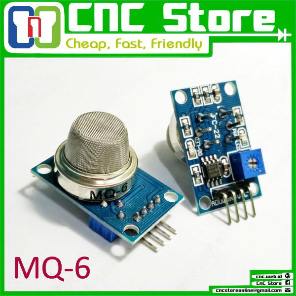 Jual MQ-6 MQ6 LPG LNG Butane Gas Sensor Module for Arduino Uno Mega - Kab. Bantul - CNC STORE ...