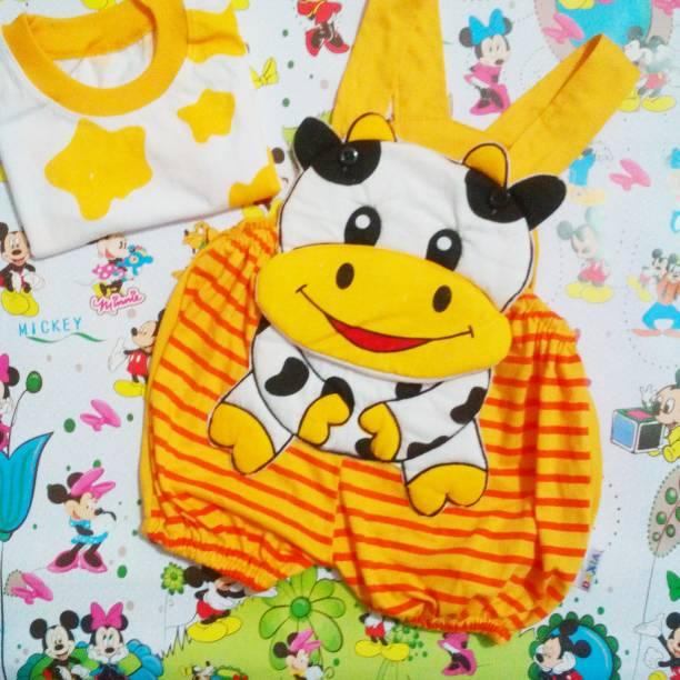 Jual Baju kodok gambar sapi, cow baju anak bayi sampai 1 tahun katun ...