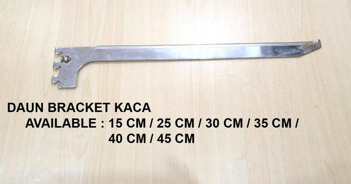 Jual Daun Bracket Kaca 45 cm / Penyangga Display Kaca - Jakarta Barat ...