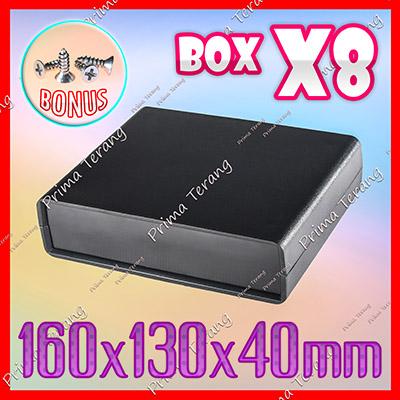 Jual Box Hitam X8 Kotak Plastik Casing Komponen Box Panel X-8 - Kota ...