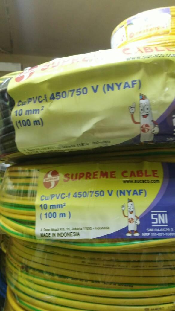 Jual Kabel Serabut NYAF 10mm SUPREME Meteran/Potongan/Eceran - Kuning Hijau - Jakarta Pusat ...
