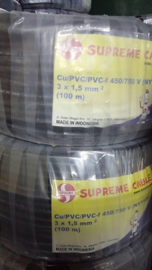 Jual Kabel Listrik NYYHY 3x1,5mm SUPREME Meteran/Potongan/Eceran ...