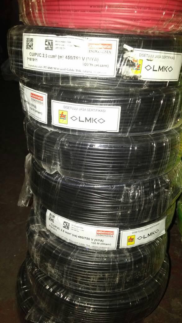 Jual Kabel Listrik Tunggal NYA 2,5mm KABEL METAL atau KABELINDO Roll ...