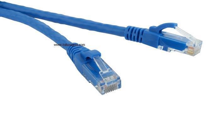 Jual KABEL LAN INTERNET UTP PATCH CORD CAT-6 NETWORK RJ-45 1.5 mtr ...