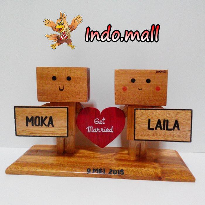 Jual Boneka Kayu Danbo Kado Valentine Couple Anniversary Birthday ...