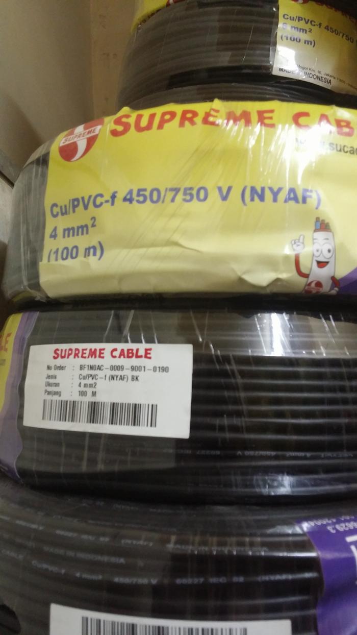 Jual Kabel Listrik Serabut NYAF 4mm SUPREME Meteran/Potongan/Eceran ...