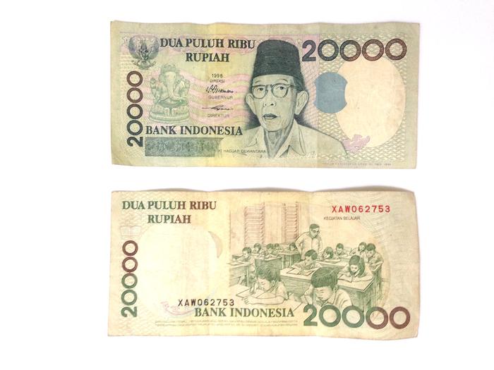 Jual Uang Lama / Uang Jadul Kertas Dua Puluh Ribu 20000 Ki Hadjar ...