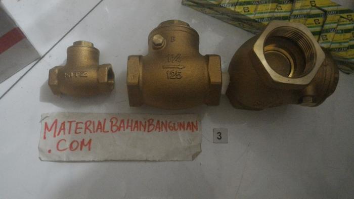 Jual check valve 1 inch KITZ ASLI JAMIN besi 125 psi check valve satu ...