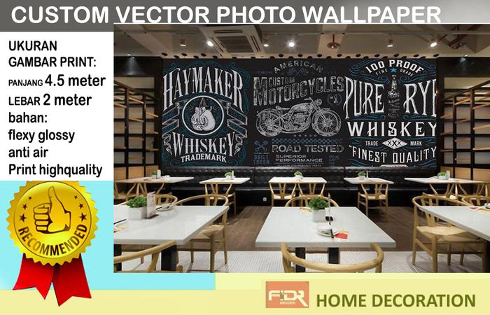 Jual wallpaper untuk dinding cafe resto - Kab. Garut - fidrbrader ...