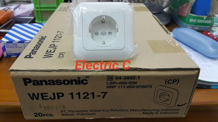Jual Stopkontak / Stop Kontak PANASONIC WEJP 1121-7 (CP) - Jakarta ...