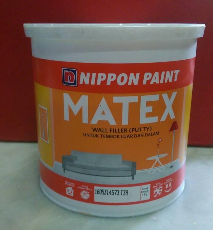 Jual DEMPUL / PLAMIR TEMBOK MATEX 1 KG / WALL FILLER / PUTTY PLAMUR ...