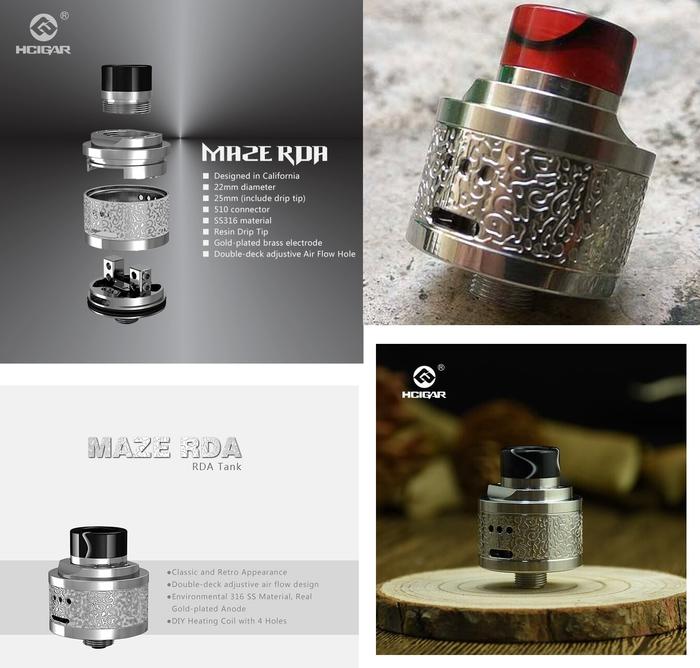 Jual Authentic Maze RDA by HCigar - Jakarta Barat - TOKO LIQUID | Tokopedia