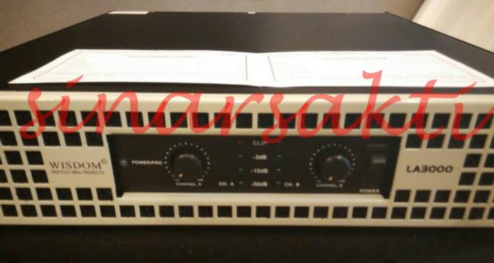 Jual Power Amplifier Wisdom la3000 la 3000 original - Jakarta Barat - Sinar Sakti | Tokopedia