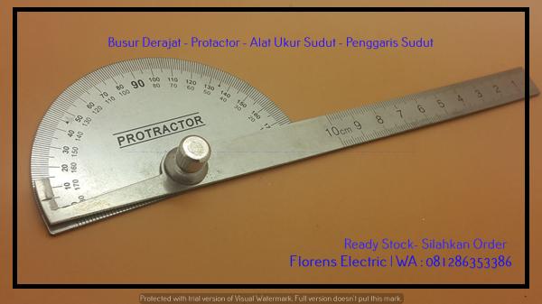 Jual Busur Derajat - Protactor - Alat Ukur Sudut - Penggaris Sudut ...
