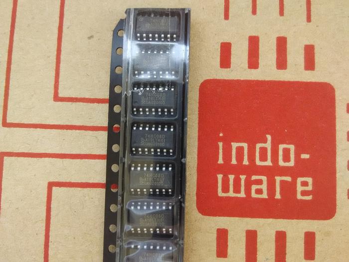 Jual 74HC08D 74HC08 74HC08DR SMD Quad 2-input AND gate sop14 - Kota ...