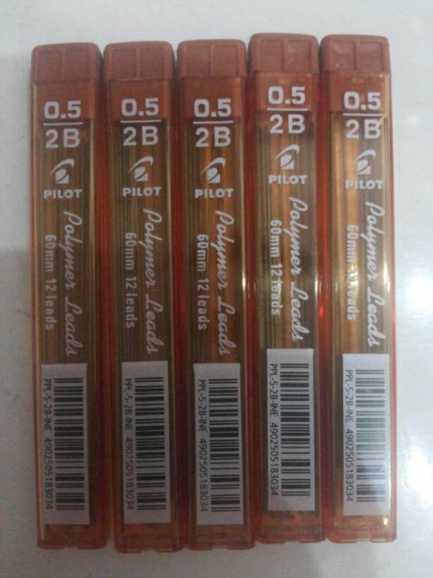 Jual Refill / Isi Pensil Pilot 0.5 2B Polymer Pencil Leads PPL-5-INE ...