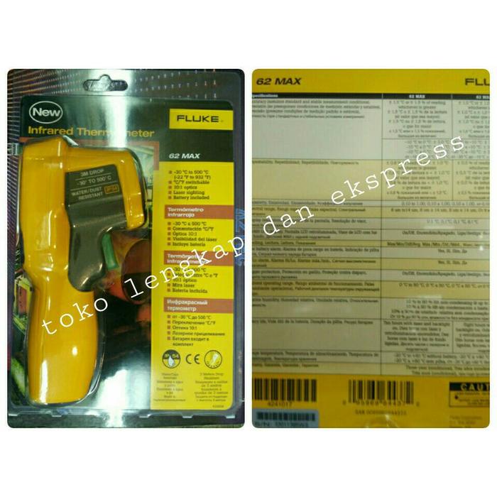 Fluke 62 MAX Infrared Thermomether HANS INFINITE TOOLS, 44% OFF