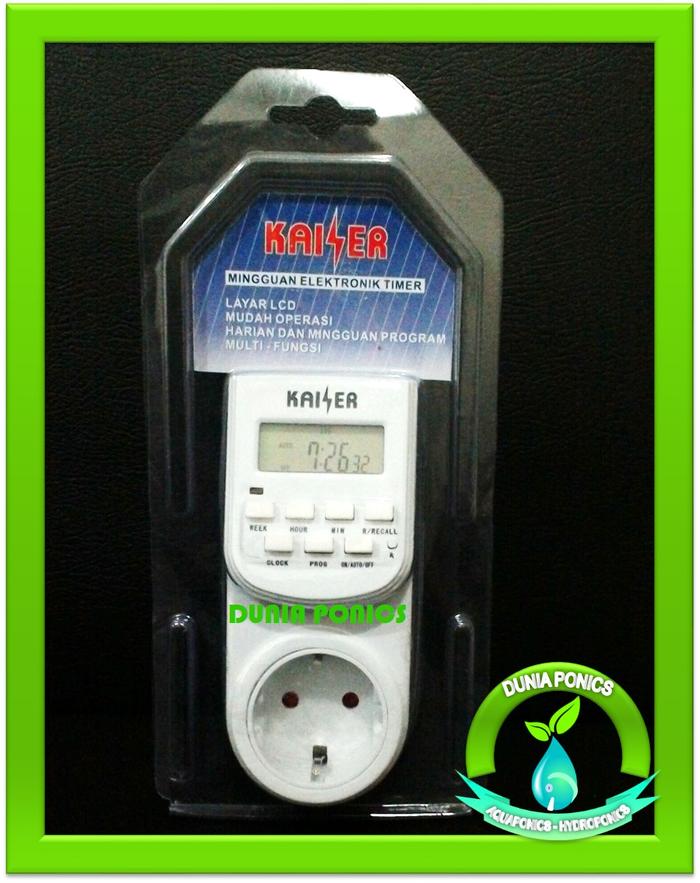 Jual Kaiser Digital Timer ( Stop Kontak otomatis ) untuk Hidroponik dll ...