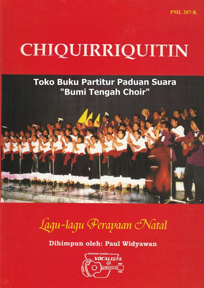 Jual Buku Partitur Paduan Suara Lagu Natal "Chiquirriquitin" - Kab ...