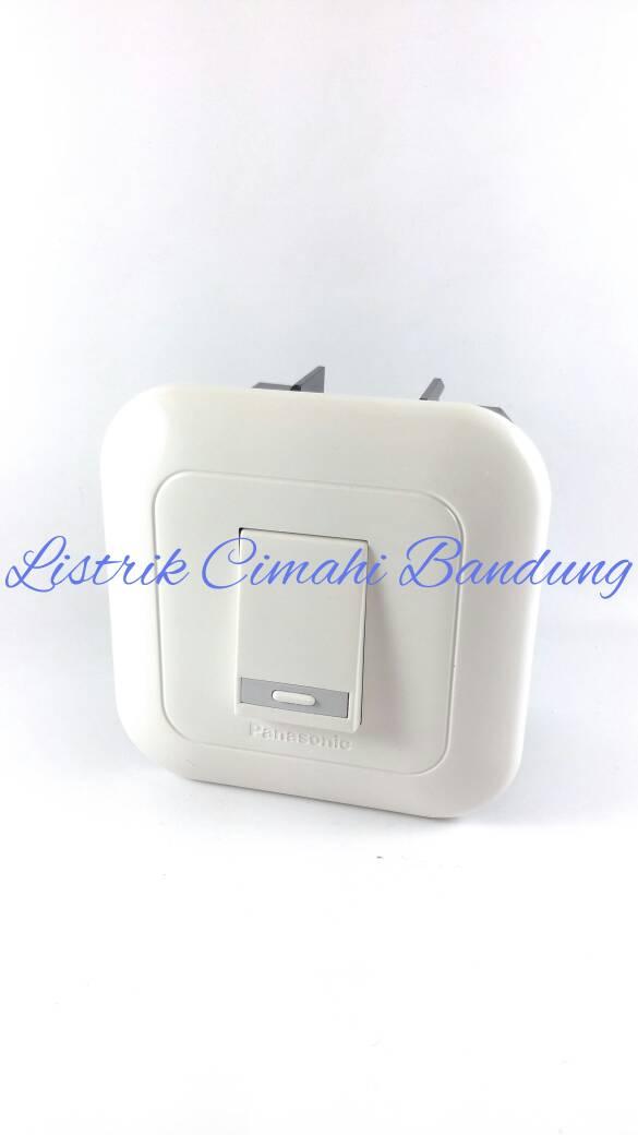 Jual Panasonic Saklar Tunggal / Engkel WEJ 5531 + Frame WEJ 78019W ...