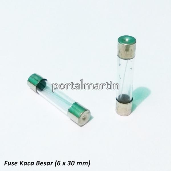 Jual Fuse Kaca Besar (6 x 30 mm) Berbagai Ukuran Ampere isi 100pcs ...