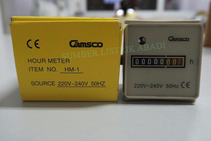 Jual Camsco Hour Meter HM-1 (Pengukur Waktu Pemakaian Listrik) - 220 volt - Jakarta Barat ...