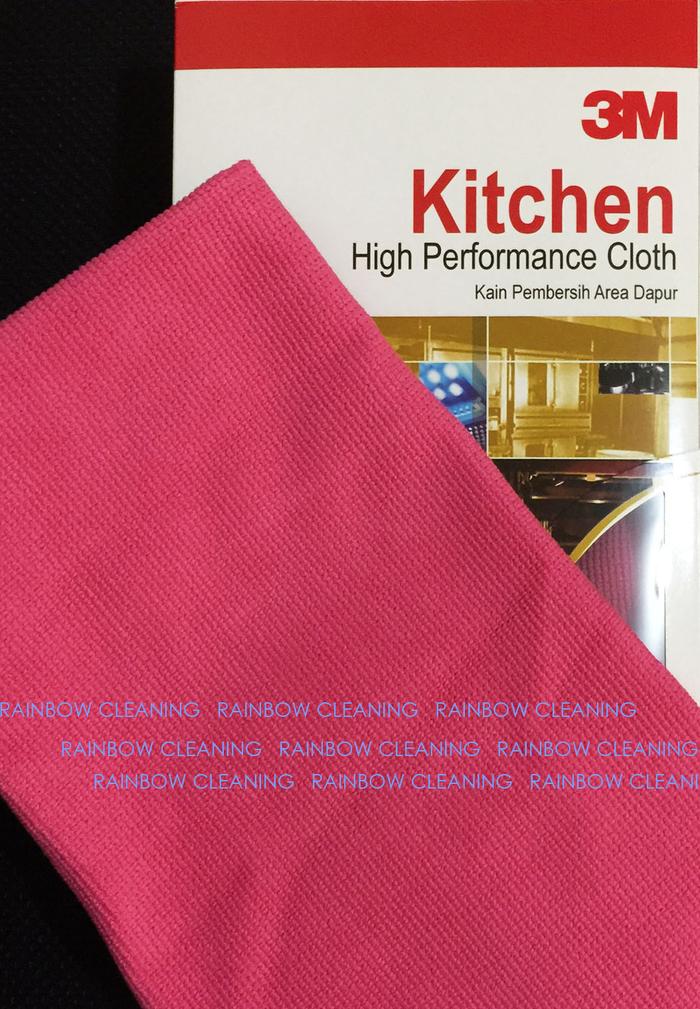Jual 3M Kain Lap Microfiber - Kitchen High Performance Cloth Merah ...