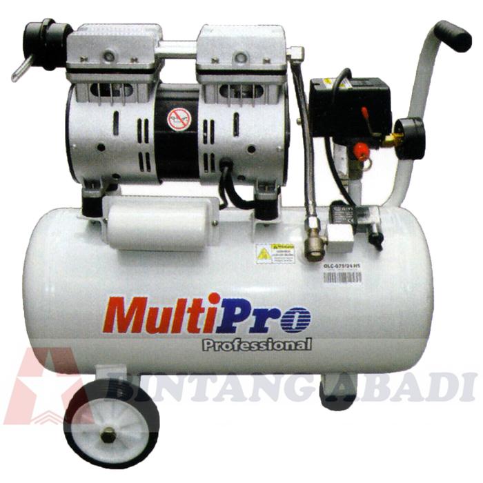 Jual MultiPro Kompresor Angin Silent / Oil Less 3/4 PK - OLC 075/24 HS ...