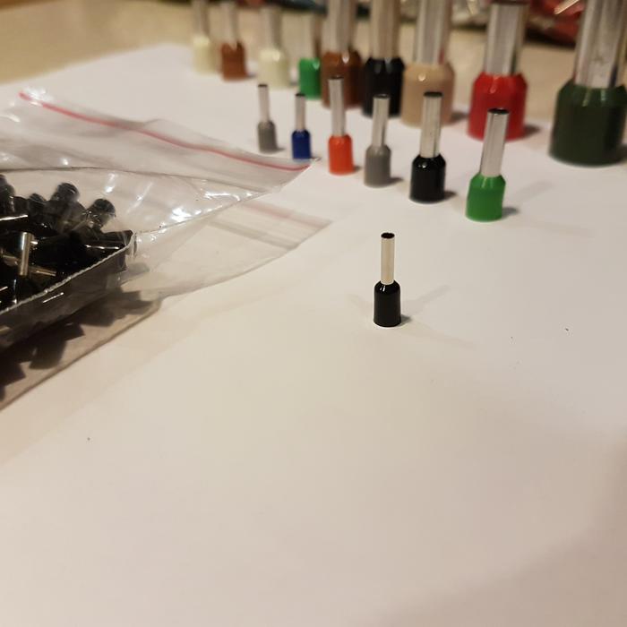 Jual Skun Ferrules 1.5mm LT 15008 Warna (Hitam/ Merah) - Hitam, isi 100 ...