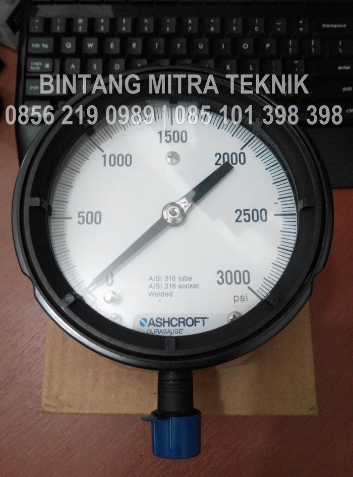 Jual ASHCROFT DURAGAUGE TYPE 1279 PRESSURE GAUGE 4.5" (0-3000 psi ...
