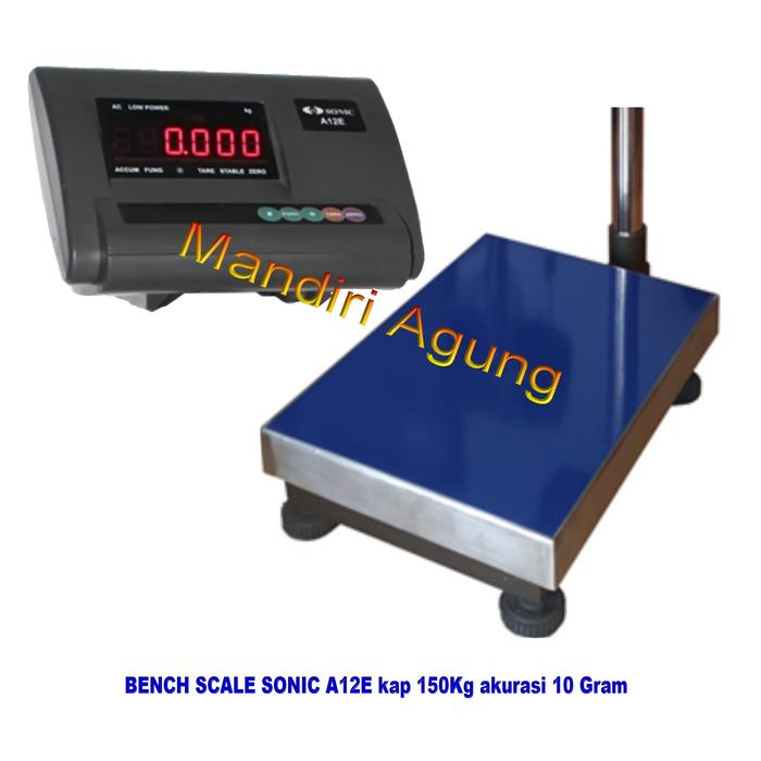 Jual TIMBANGAN DIGITAL DUDUK LANTAI BENCH SCALE SONIC A12E 150 Kg - Kota Cimahi - CV. Mandiri ...